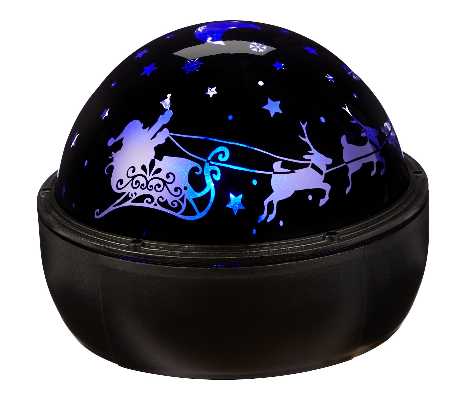 Gemmy - Décor de Noël projecteur à effet lumineux, motif Père Noël avec ...