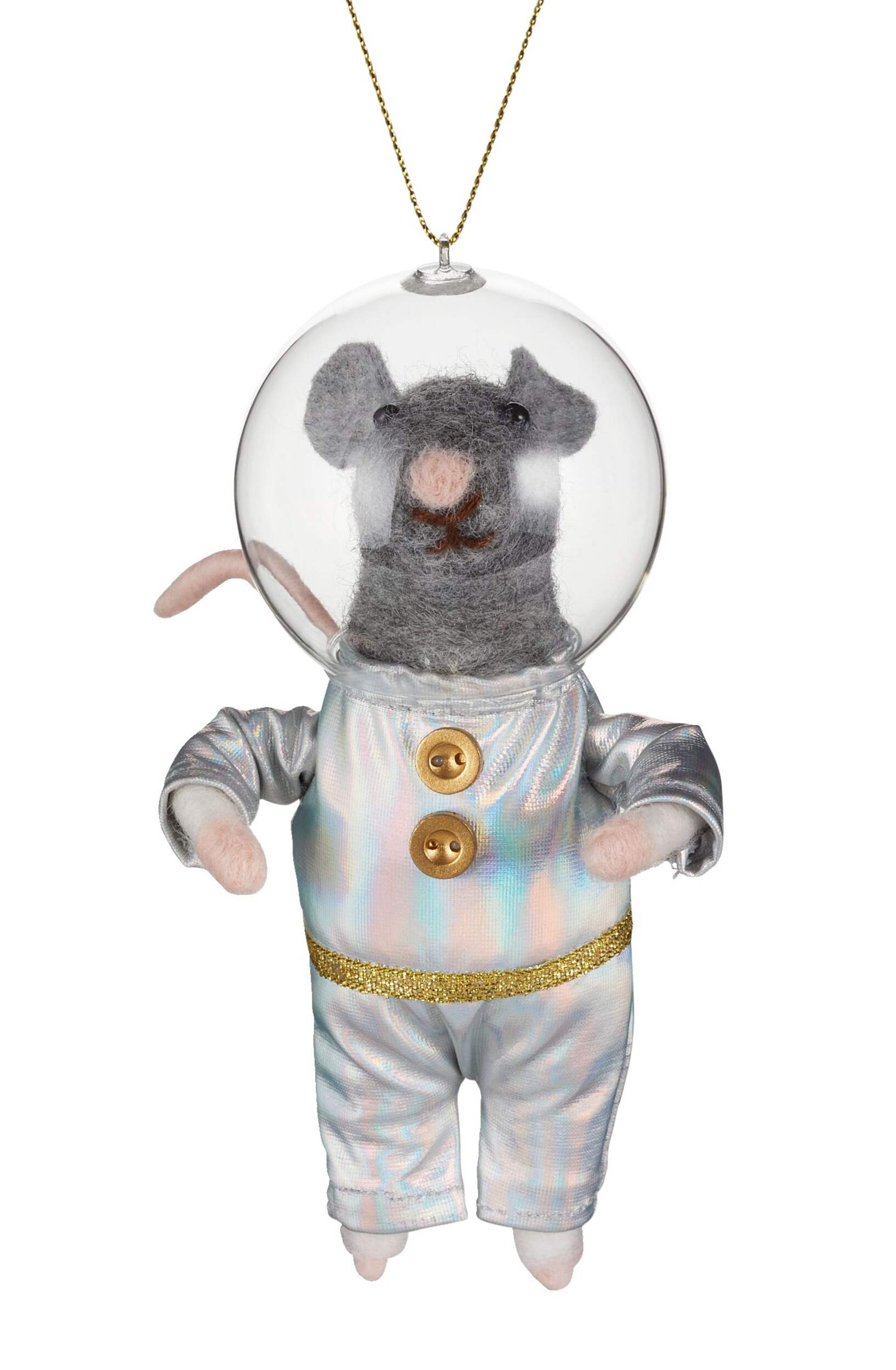 CANVAS Brights Collection Decoration Astronaut Mouse Christmas Ornament ...