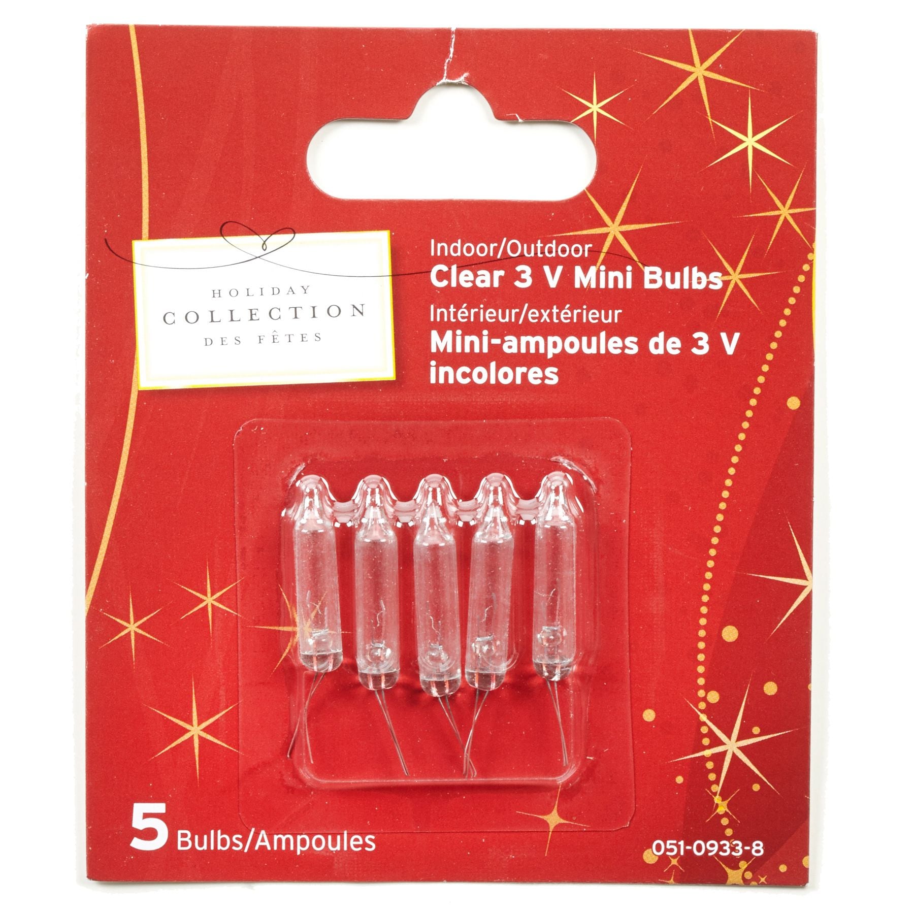 Home Collection 3.5V Mini Incandescent 3V Replacement Christmas Bulbs ...