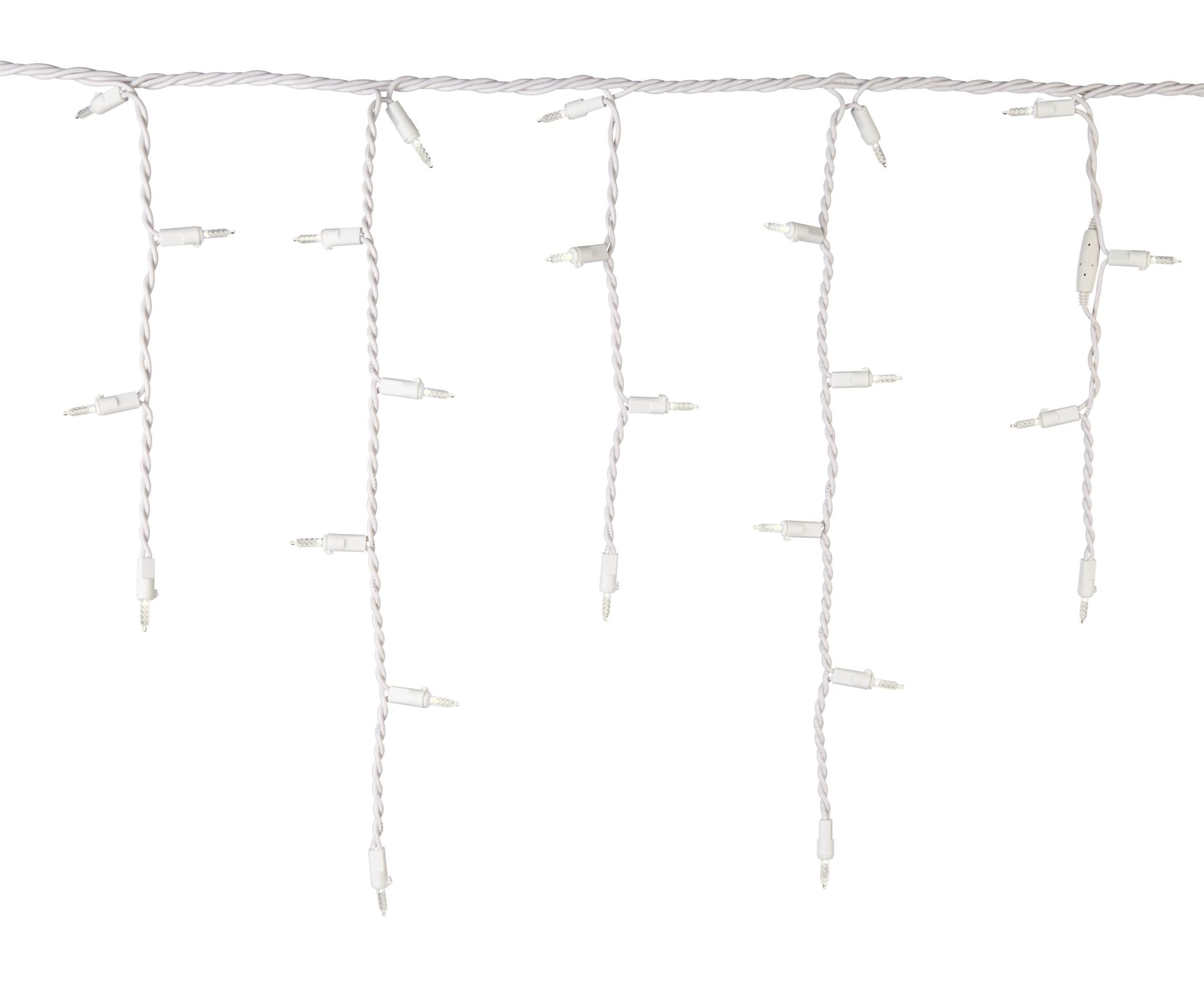 NOMA Icicle Indoor/Outdoor LED Christmas Lights, 70 LED Lights, Warm ...