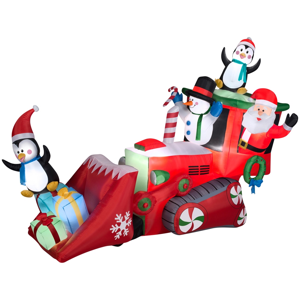Inflatable Holiday Bulldozer, 7.5-ft | Canadian Tire