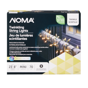 NOMA Outdoor 70 Twinkling Lights, Warm White | Canadian Tire