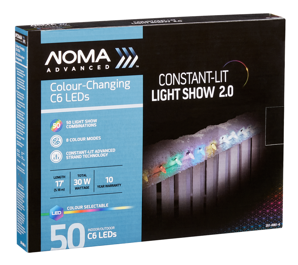 NOMA Advanced Lightshow 50 C6 LED Lights, Colour-Changing | Canadian Tire