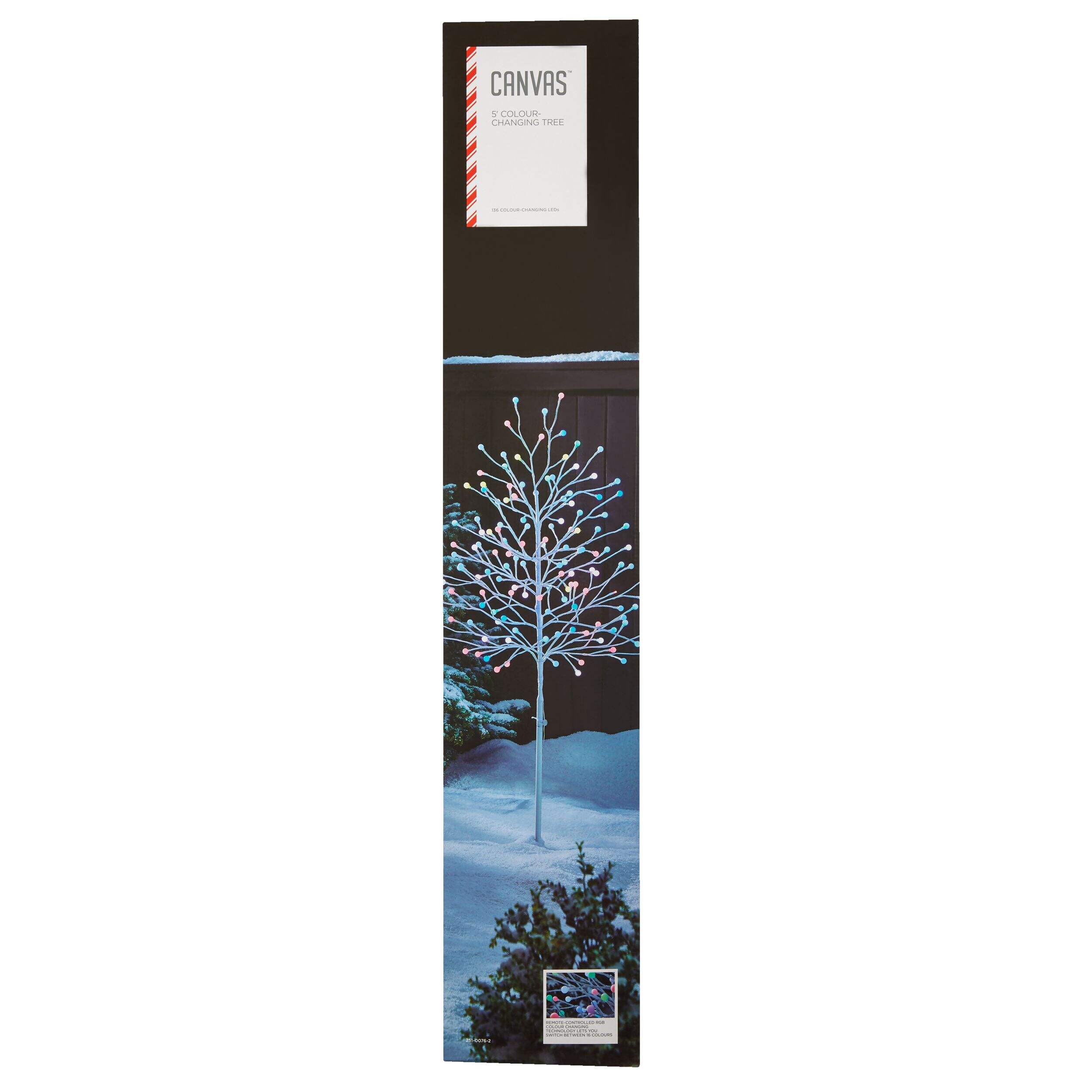 CANVAS 5' LED Colour-Changing Tree with Remote | Canadian Tire