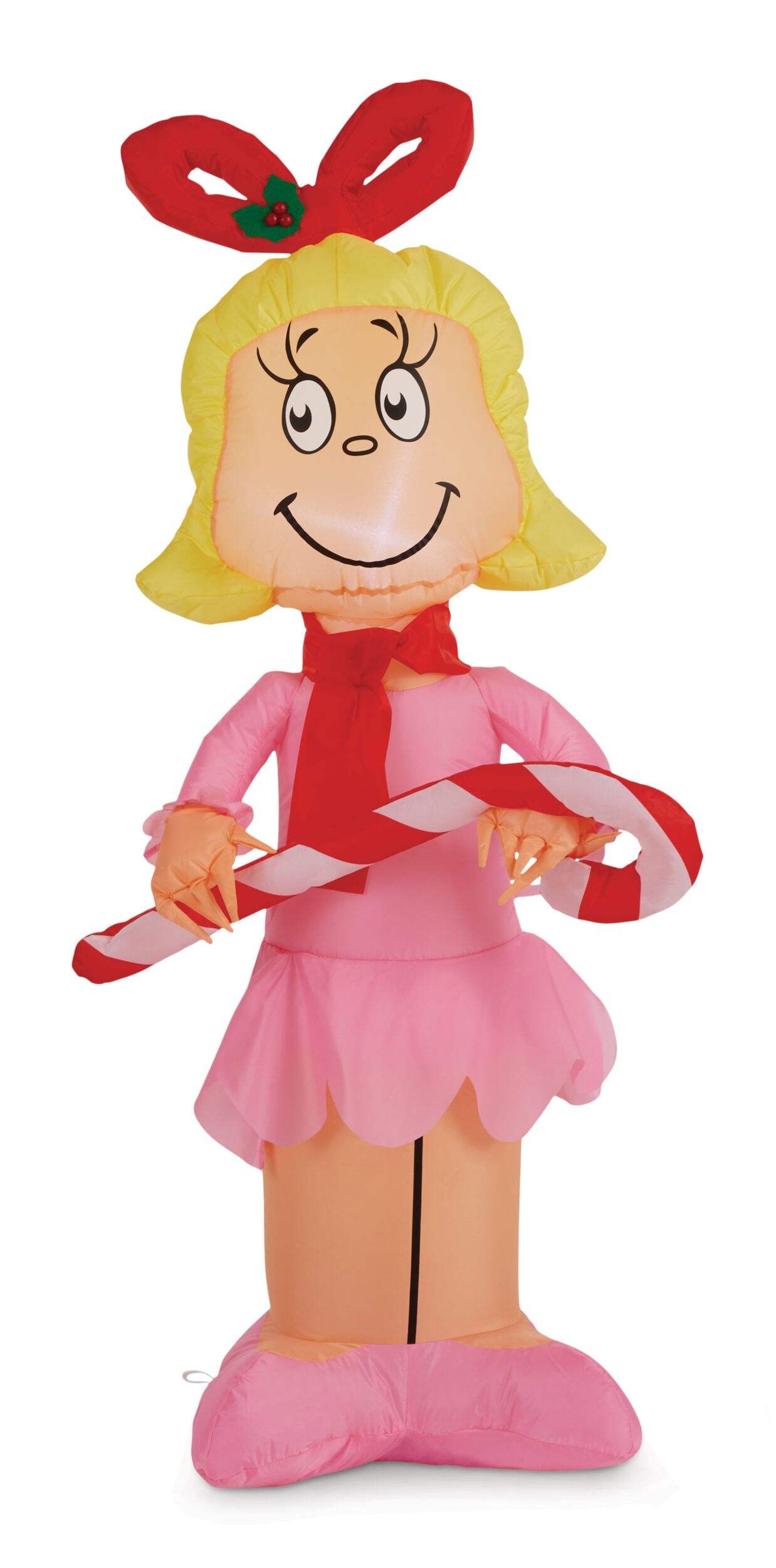 Grinch Airblown® Cindy Lou Who With Candy Cane Outdoor Inflatable Décor