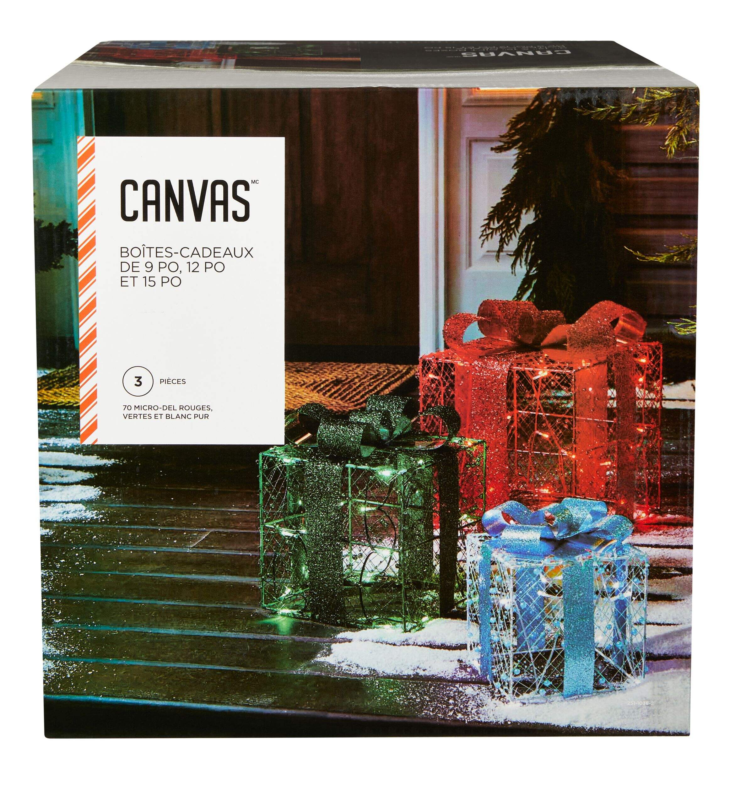 Cadeaux en perles à DEL 9 po, 12 po, 15 po CANVAS, paq. 3 | Canadian Tire