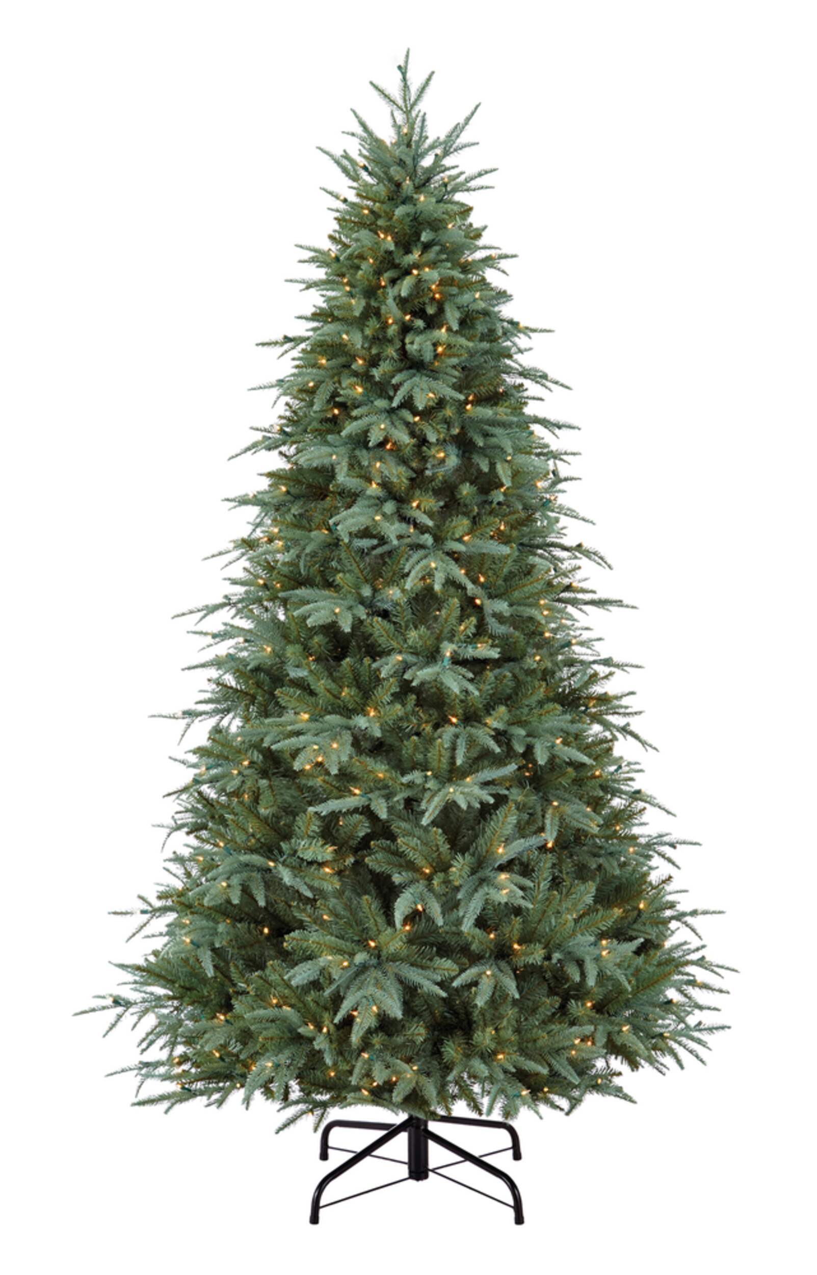 CANVAS Pre-Lit Glacier Blue Spruce Christmas Tree, 7-ft | Canadian Tire