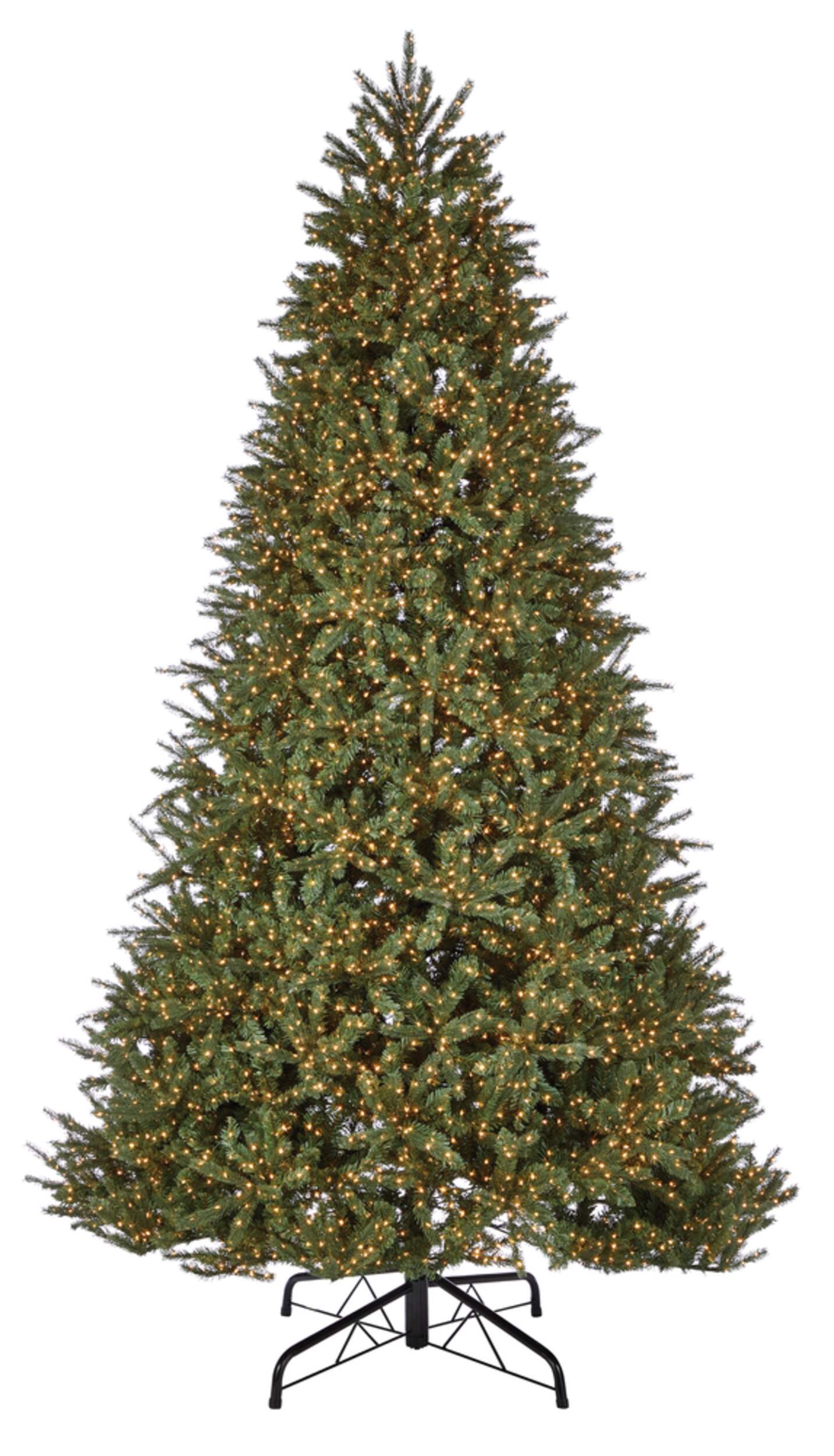 NOMA Pre-Lit Vienna Christmas Tree with Tree Stand, 10000 Micro-Brite ...