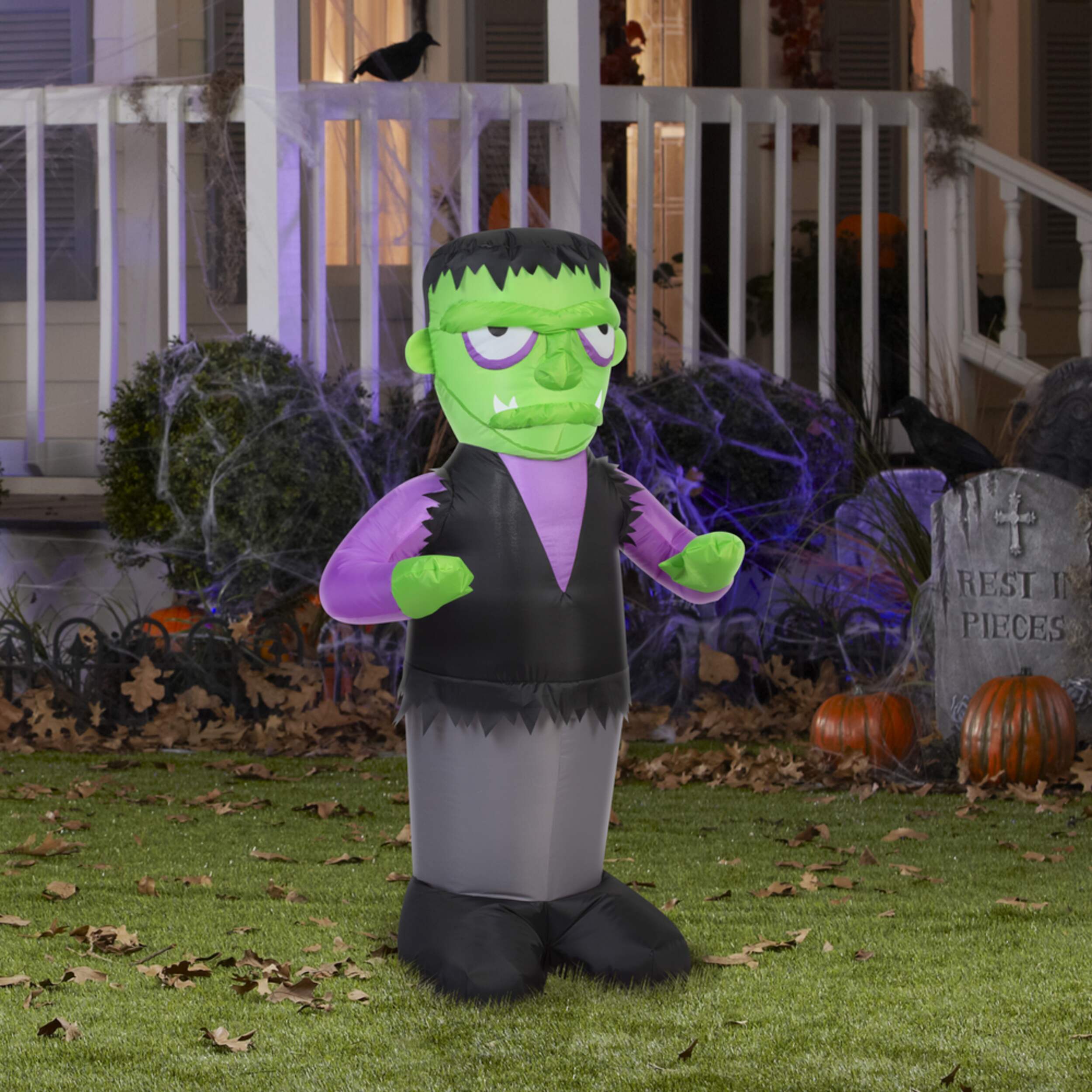 Gemmy Airblown Inflatable with Plug-In LED Lights for Halloween ...