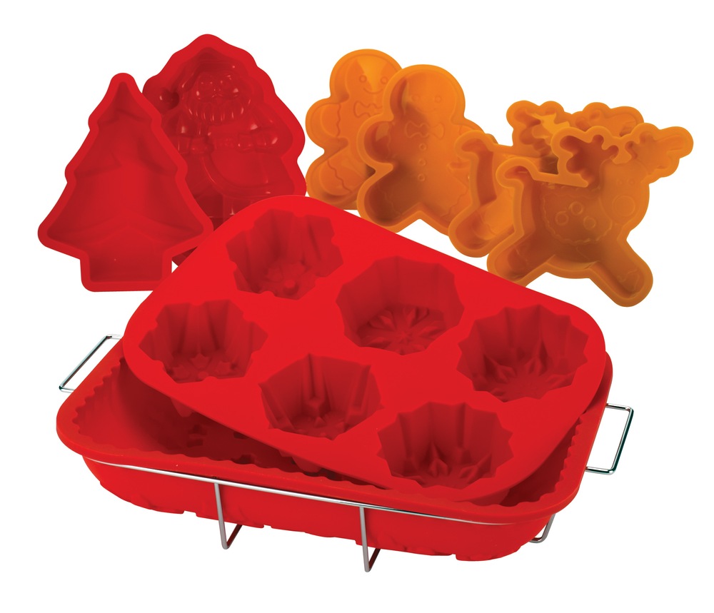 Silicone Christmas Baking Set, 8-pc | Canadian Tire