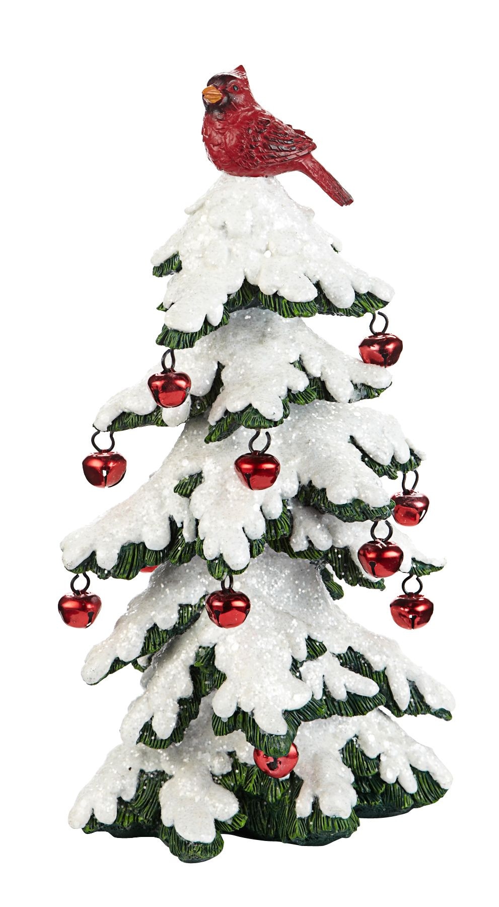 Bell Tree with Cardinal Topper Tabletop Tree, 14-in | Canadian Tire
