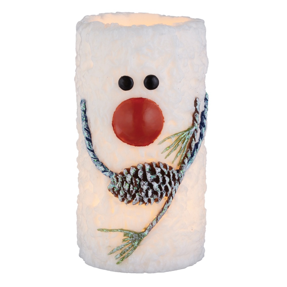 Snowman LED Candle, 3 x 6-in | Canadian Tire