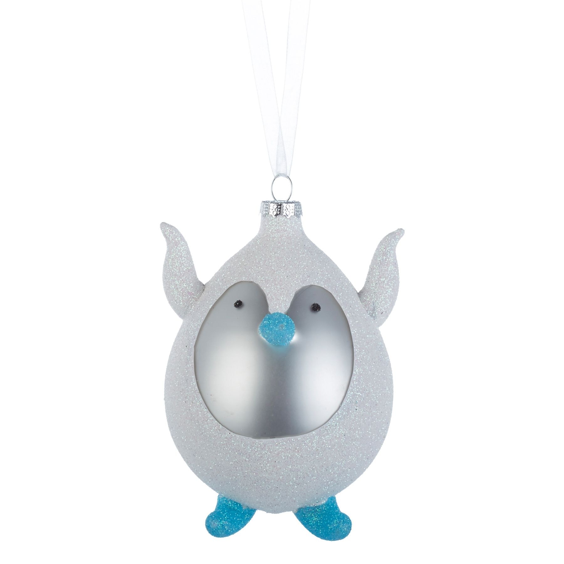 CANVAS Brights Glass Round Penguin Ornament | Canadian Tire