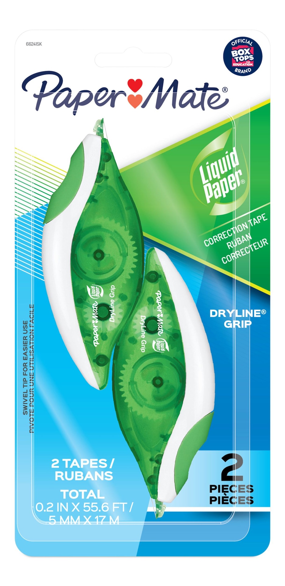 Papermate Dryline Grip Liquid Paper Correction Tape, 2-ct | Canadian Tire