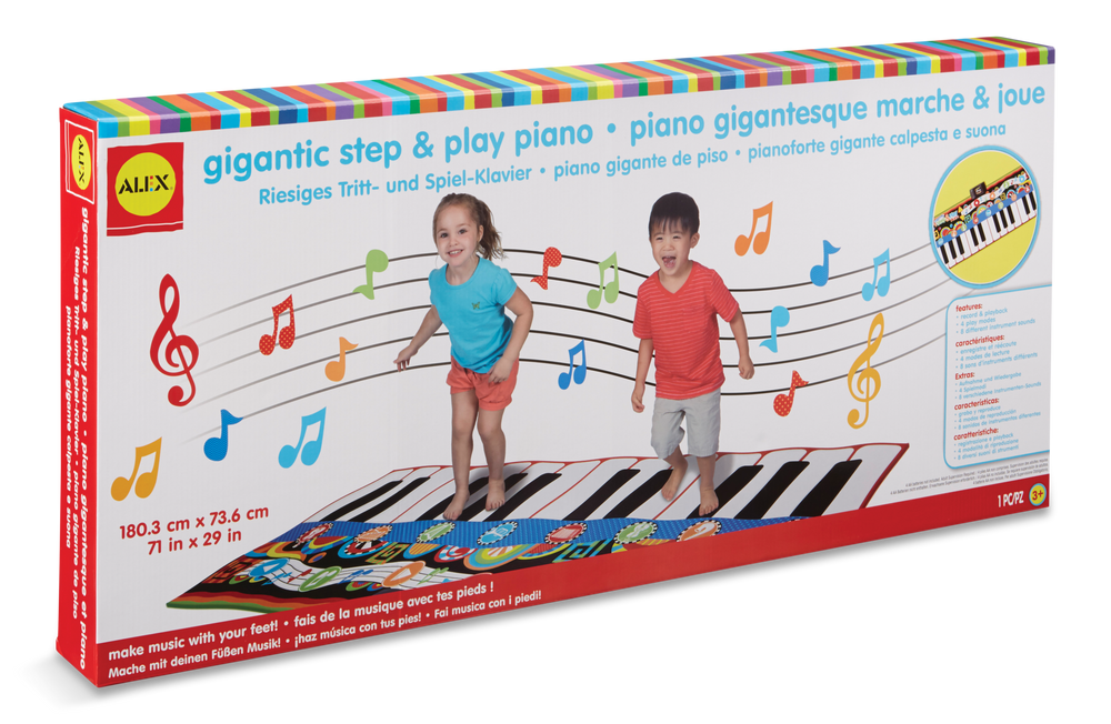Grand piano jouet ALEX Step & Play, capacités d'enregistrement et de ...