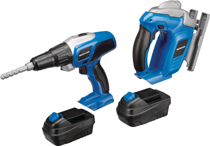 Mastercraft Deluxe Power Tools Toy Set For Kids 20 pc, Ages 3 ...