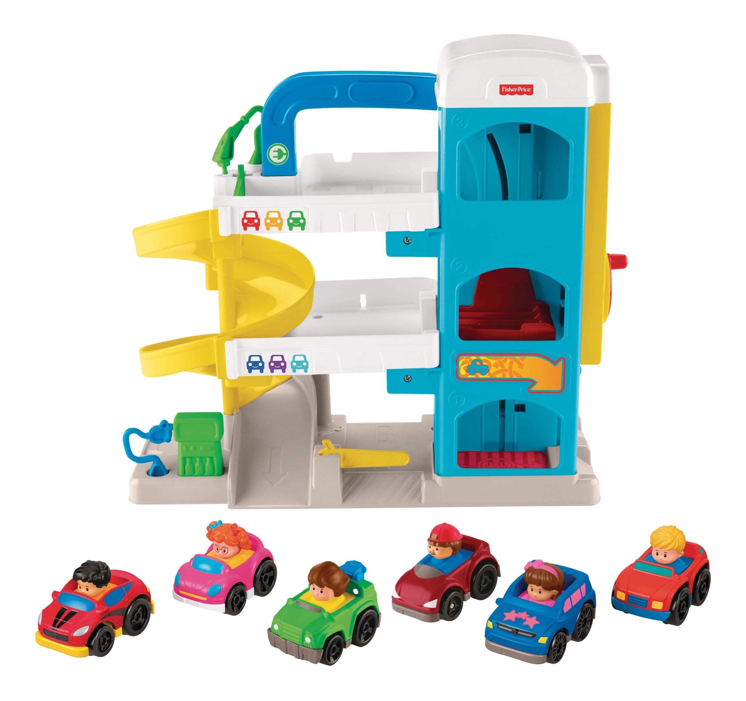 Fisher-Price® Little People® Helpful Neighbor's Garage Playset w/Cars For Toddlers, Ages 18m ...