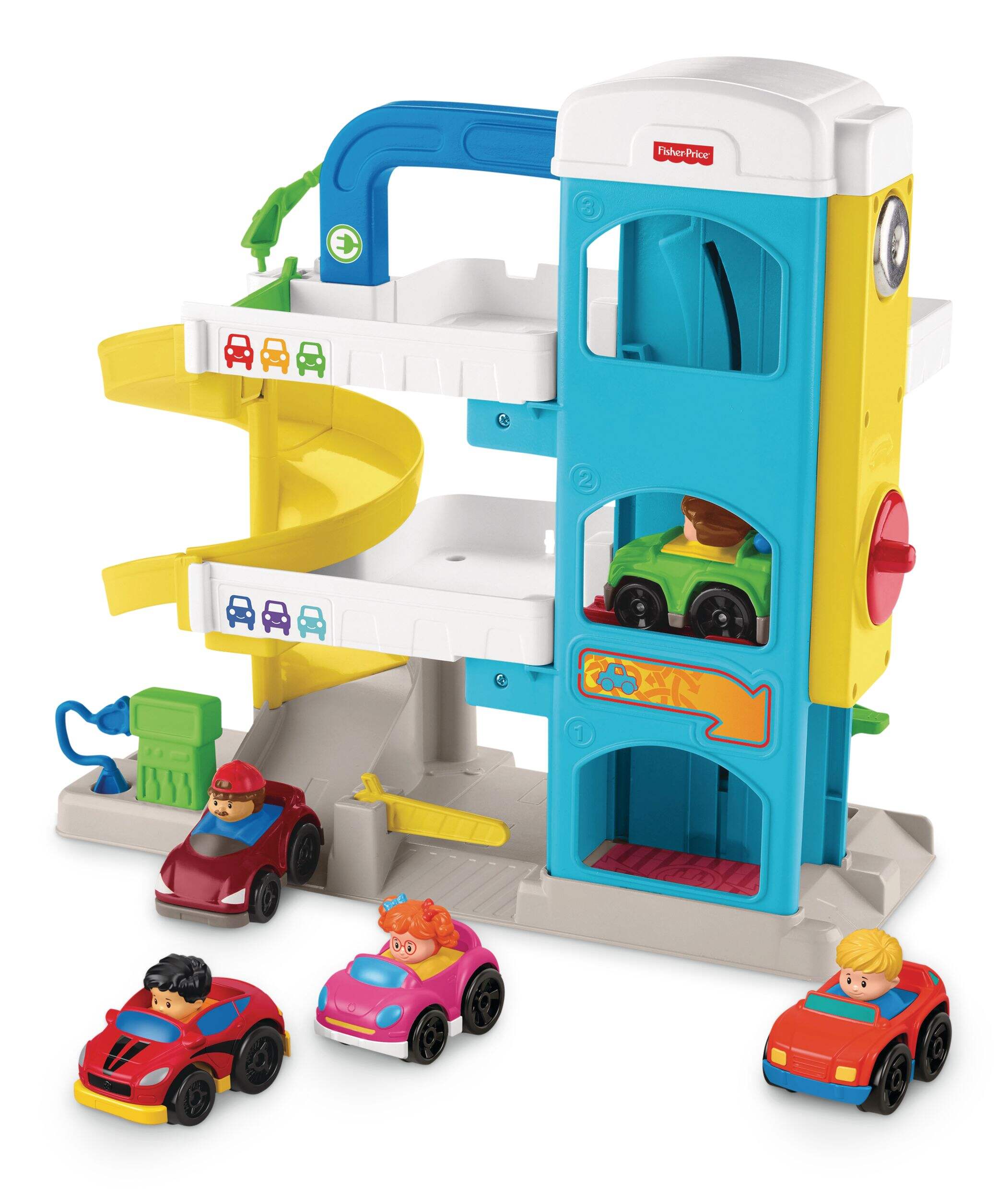Fisher-Price® Little People® Helpful Neighbor's Garage Playset w/Cars For Toddlers, Ages 18m ...