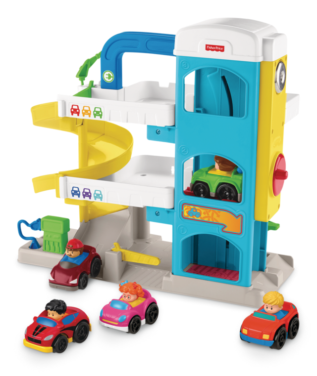 Fisher-Price® Little People® Helpful Neighbor's Garage Playset w/Cars For Toddlers, Ages 18m ...