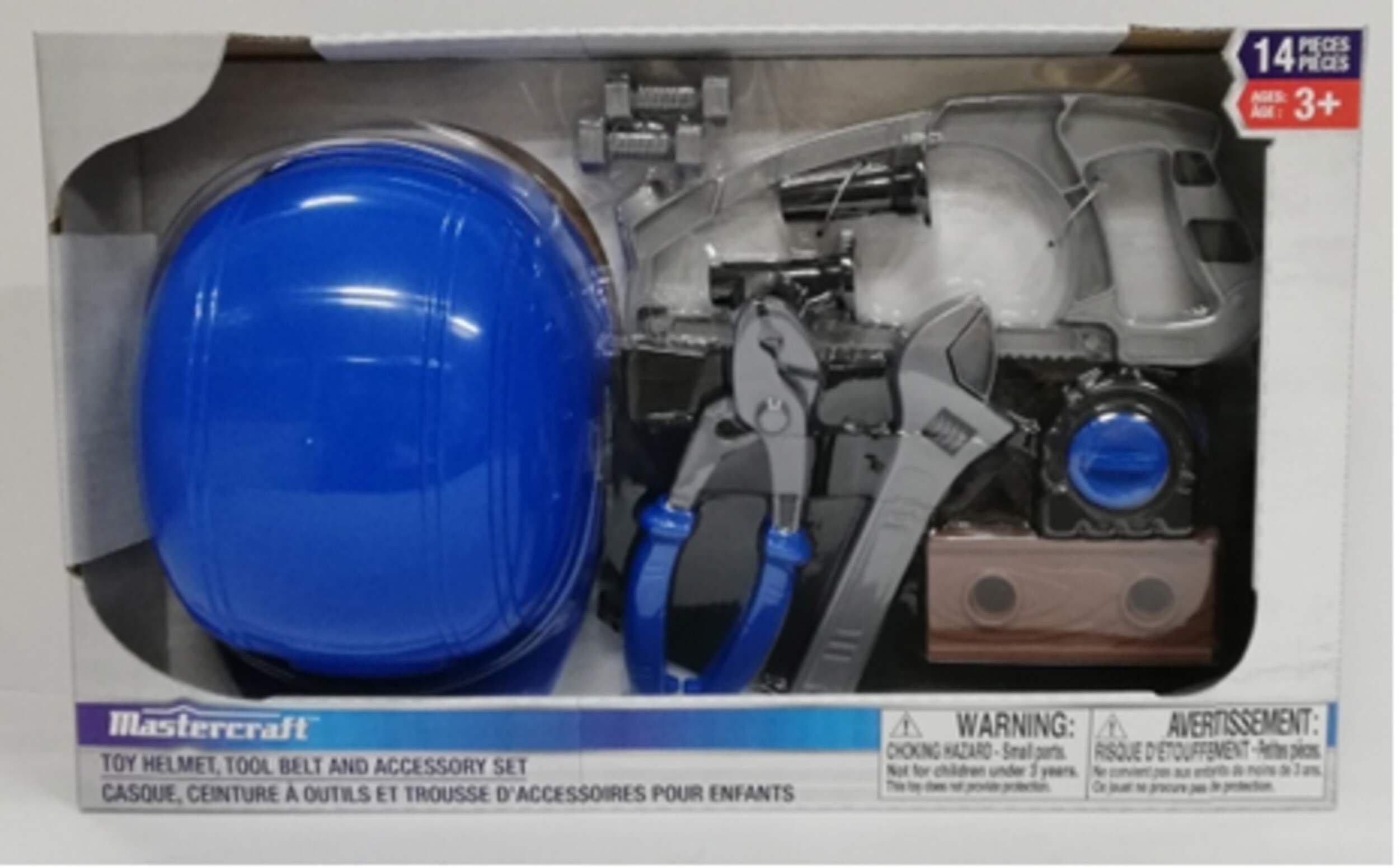 Mastercraft Tools For Construction & Builders Playset w/ Hard Hat For ...