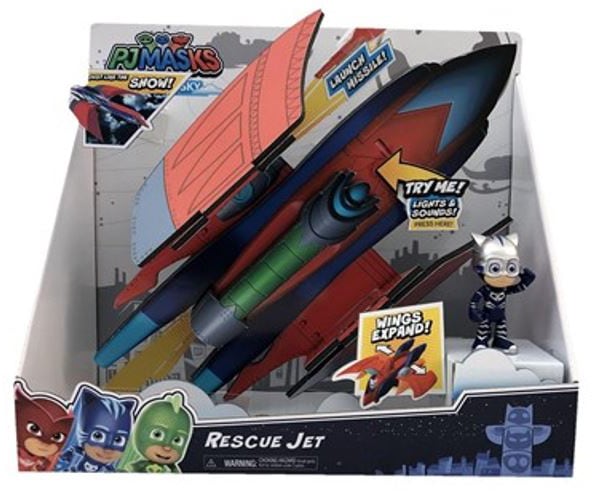 PJ Masks Air Jet Save The Sky Toy w/Batteries For Kids, Ages 3 ...