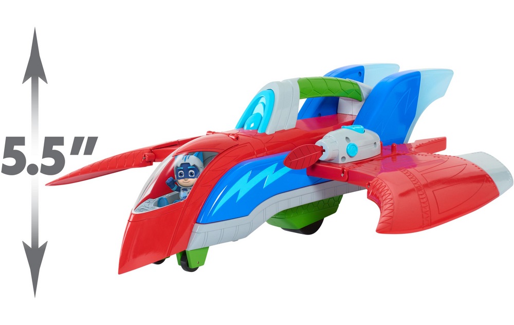 PJ Masks Air Jet Save The Sky Toy w/Batteries For Kids, Ages 3 ...