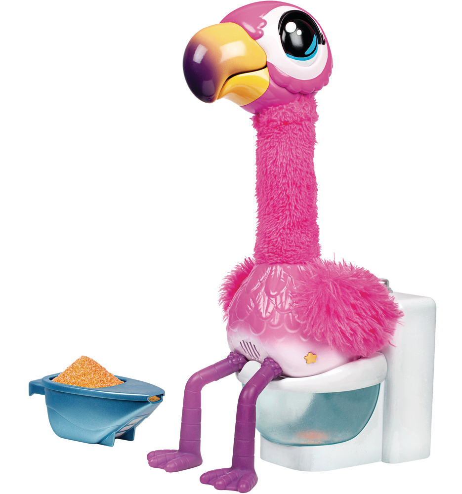 Little Live Pets Gotta Go Flamingo, Funny Interactive Toilet Toy For ...