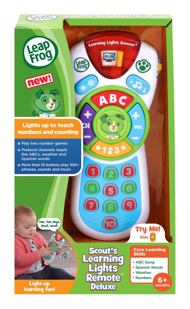 LeapFrog® Scout's Learning Lights Remote, Musical Toy For Infants ...