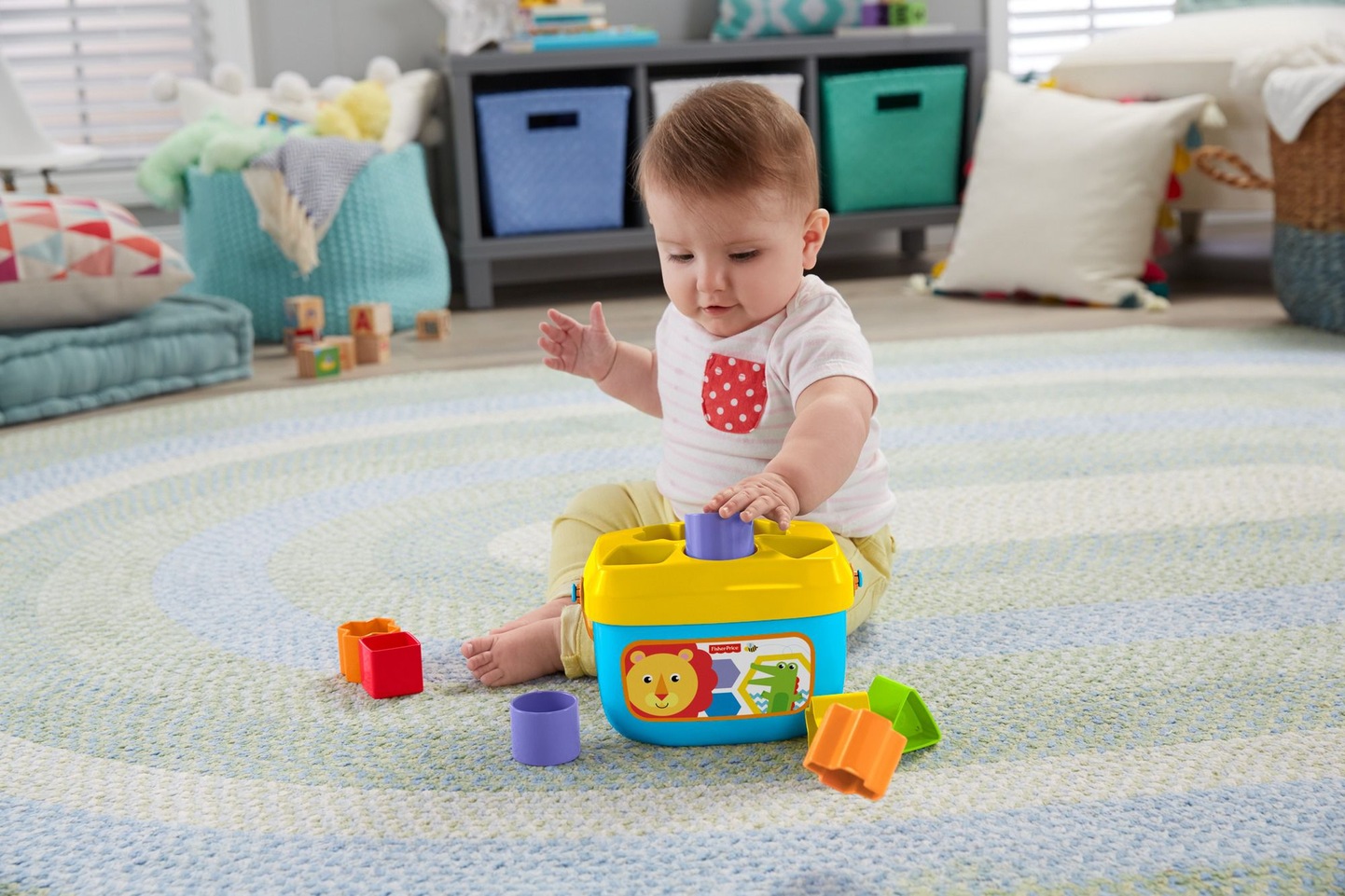 Fisher-Price® Baby First Blocks, Shape Sorter Toy For Infants, Age 6m ...