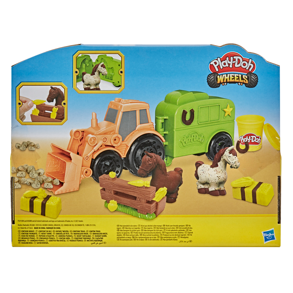 Ensemble de pâte à modeler tracteur de la ferme Play-Doh Wheels ...
