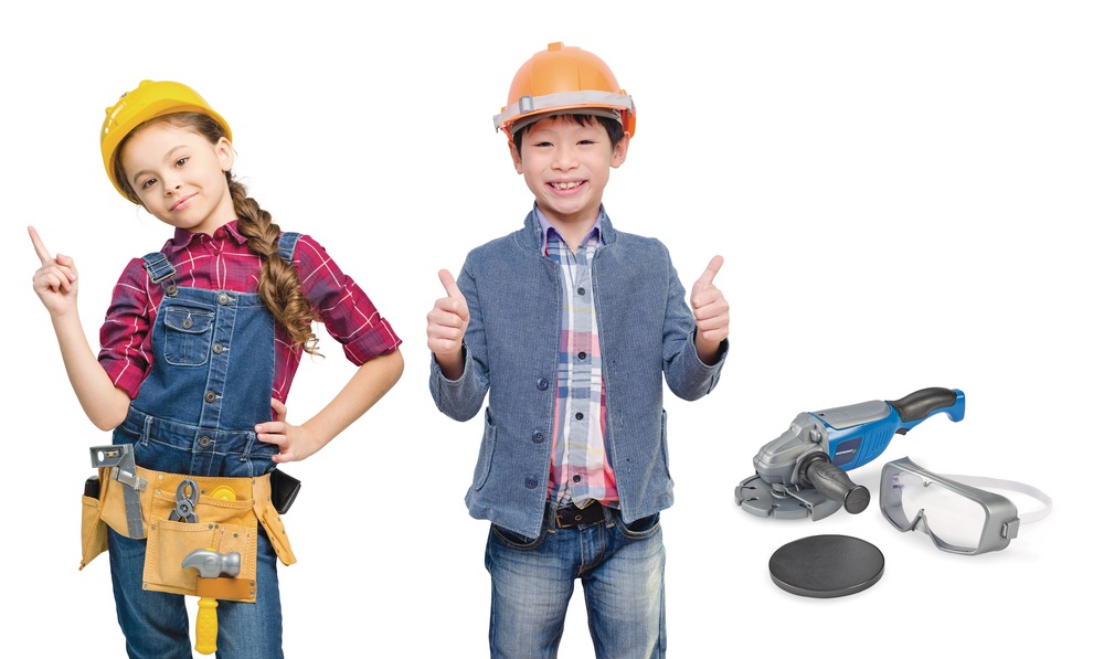 Mastercraft Power Angle Grinder Toy Set for Kids, With Realistic Sound ...