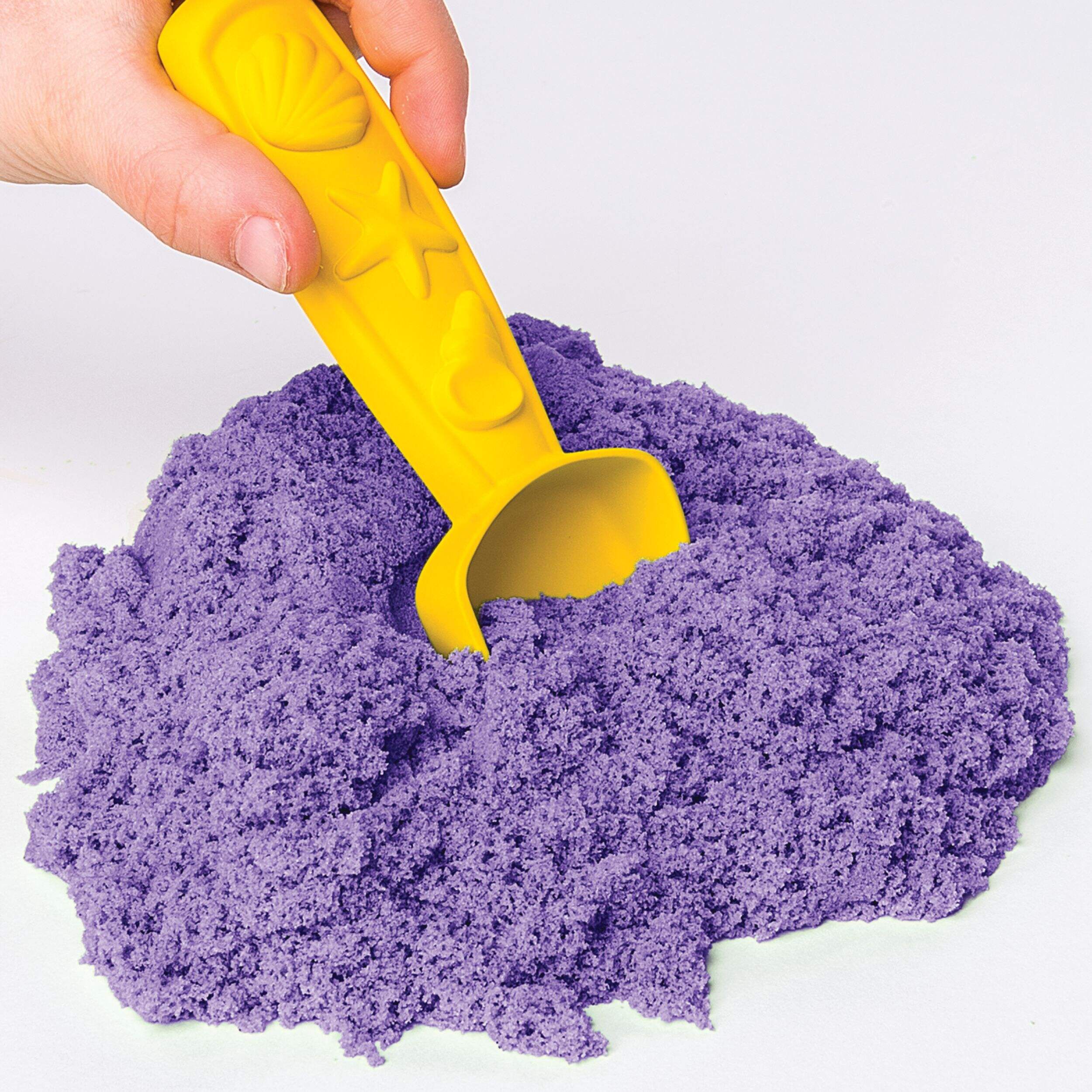 Kinetic Sand Sandbox Set with Tools & Molds, Squeezable Sensory Sand, 1 ...