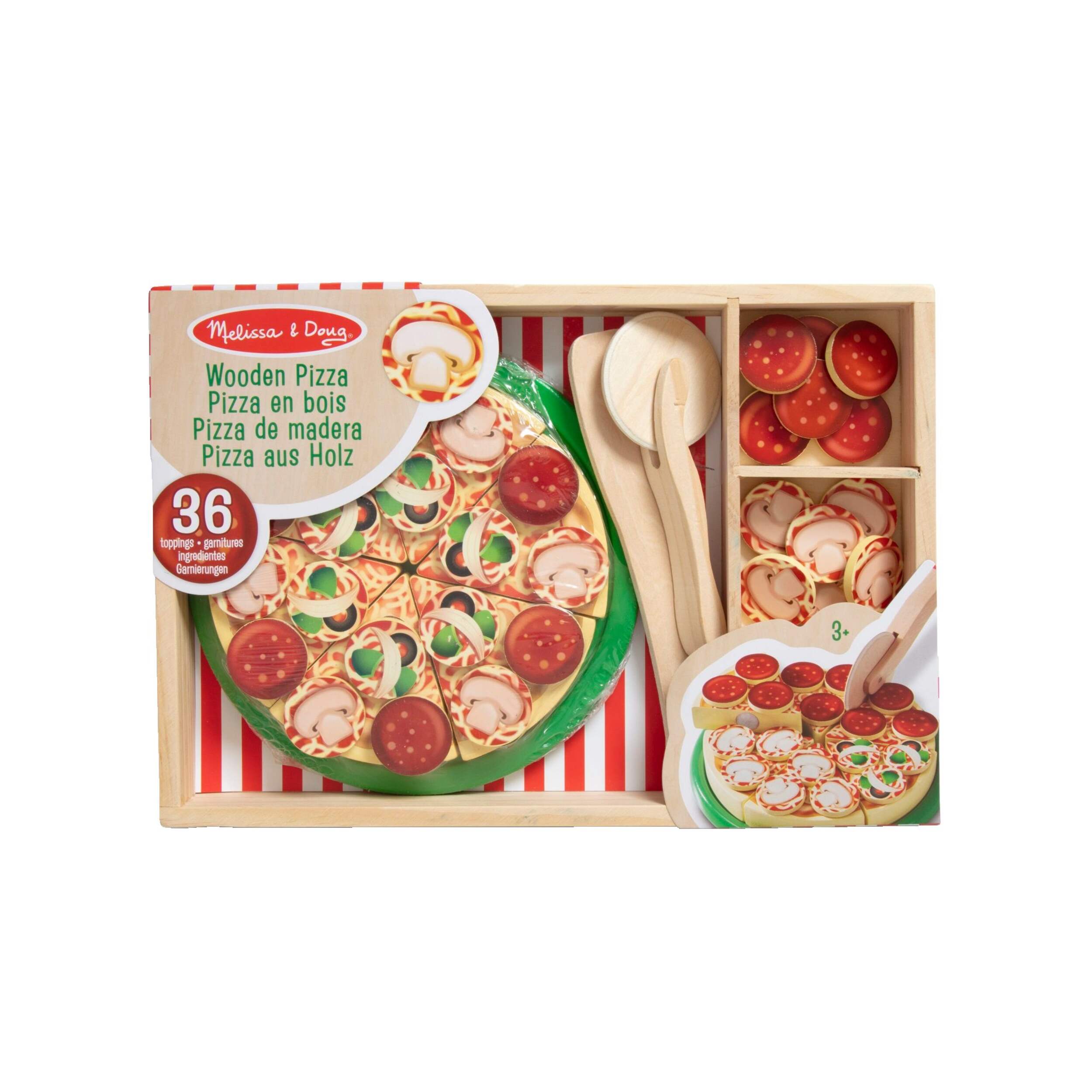 Melissa & Doug Pizza Party Wooden Play Food, Ages 3+ | Canadian Tire