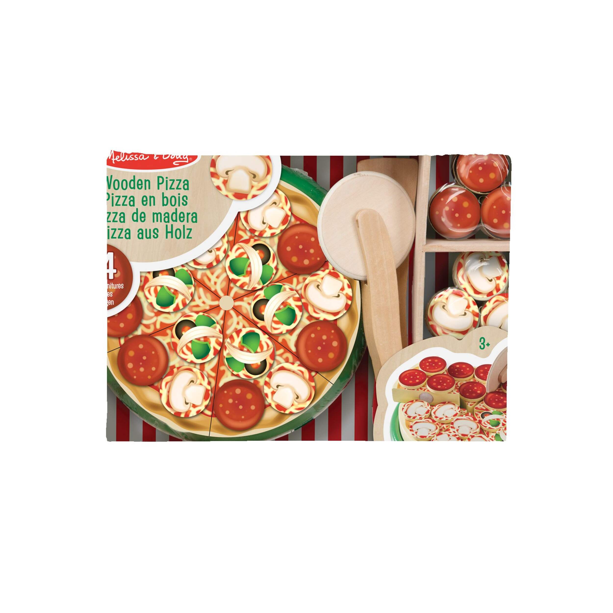Melissa & Doug Pizza Party Wooden Play Food, Ages 3+ | Canadian Tire