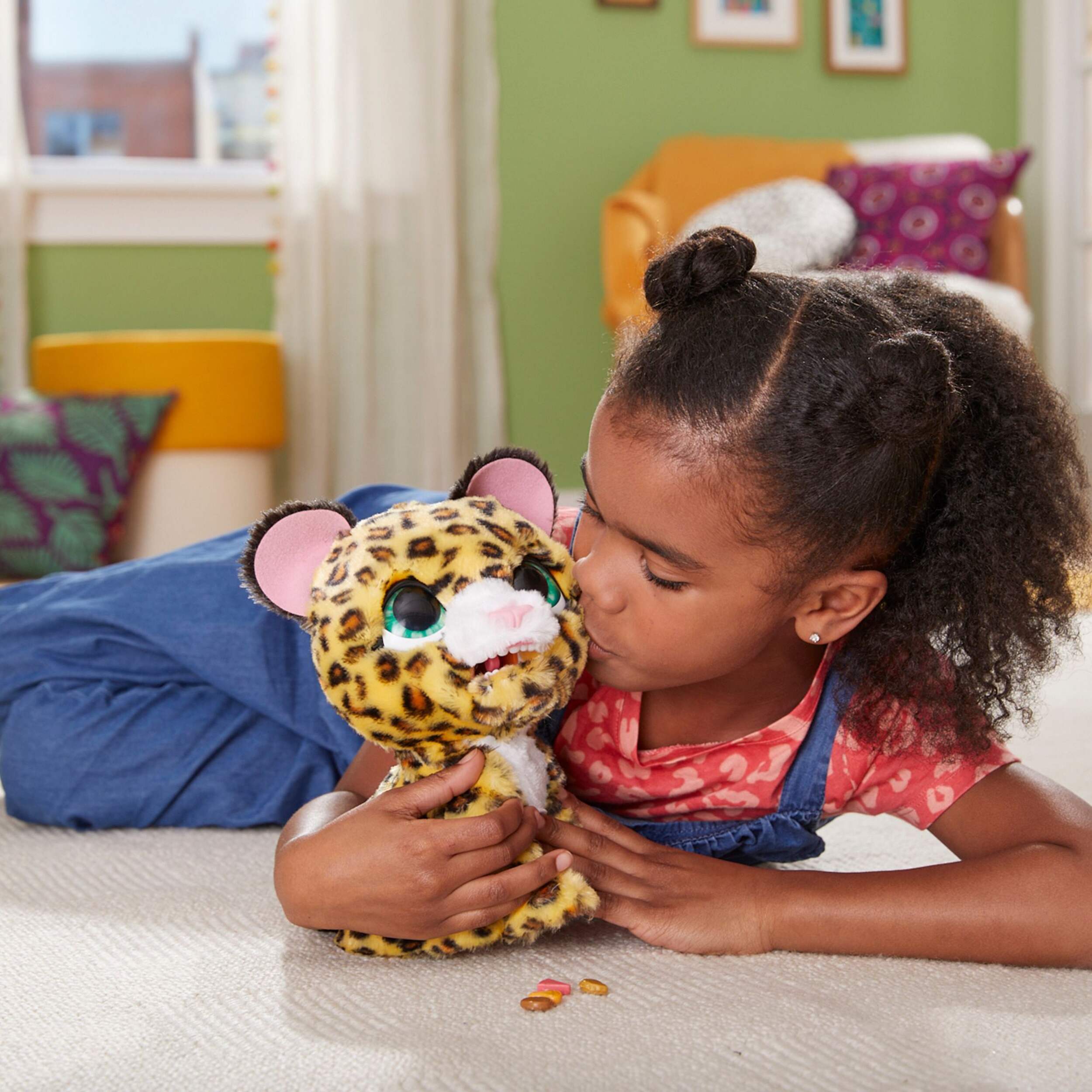 furReal Lil' Wilds Lolly the Leopard Interactive Animatronic Plush Toy ...