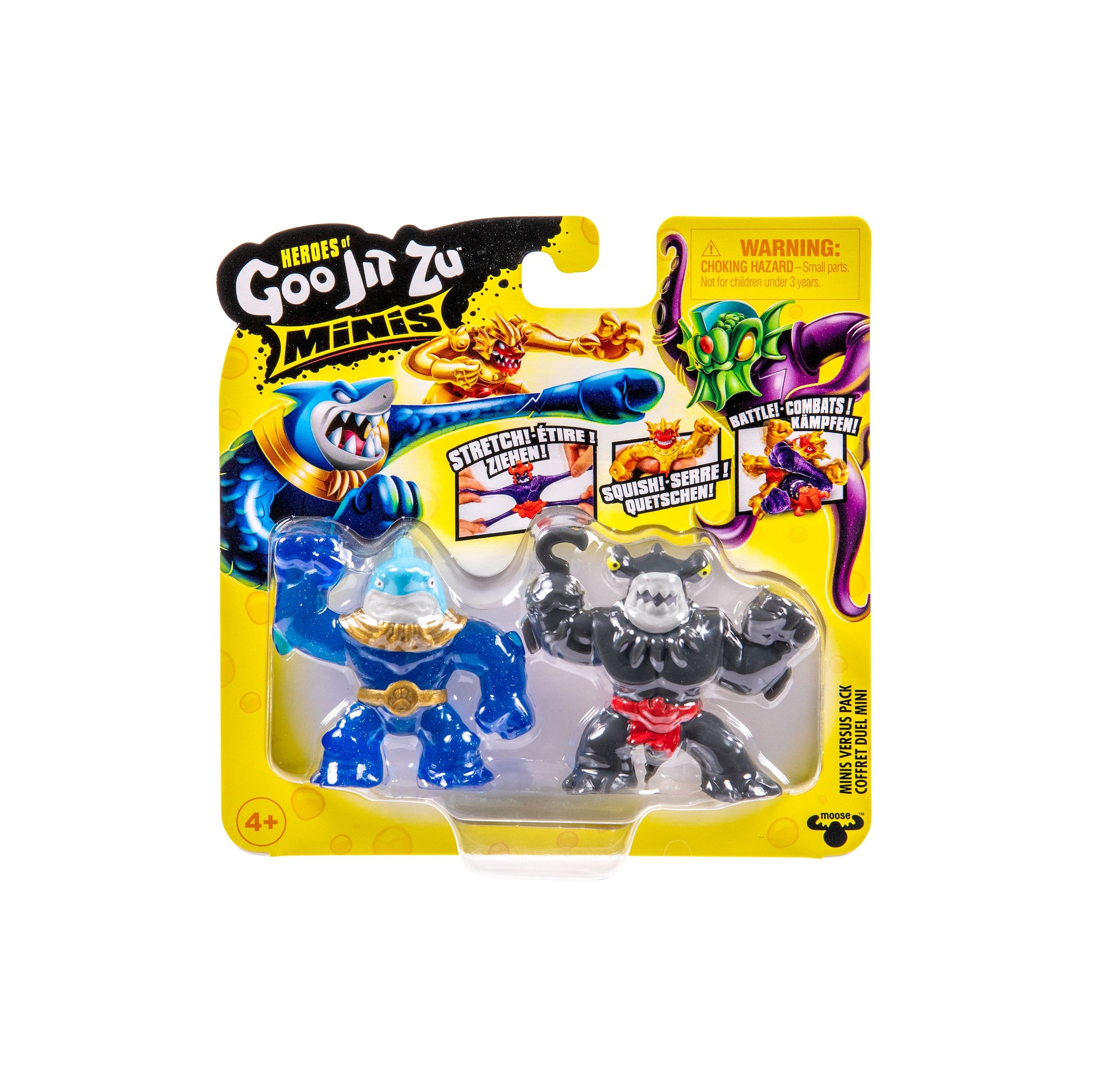 Moose Heroes of Goo Jit Zu Minis Versus Pack, Assorted, Ages 3 ...