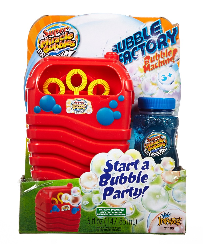 Imperial Miracle Bubble Factory Bubble Machine, Ages 3+ | Canadian Tire