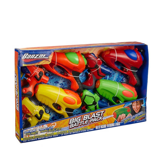 Banzai Big Blast Battle Pack, 8-pc | Canadian Tire