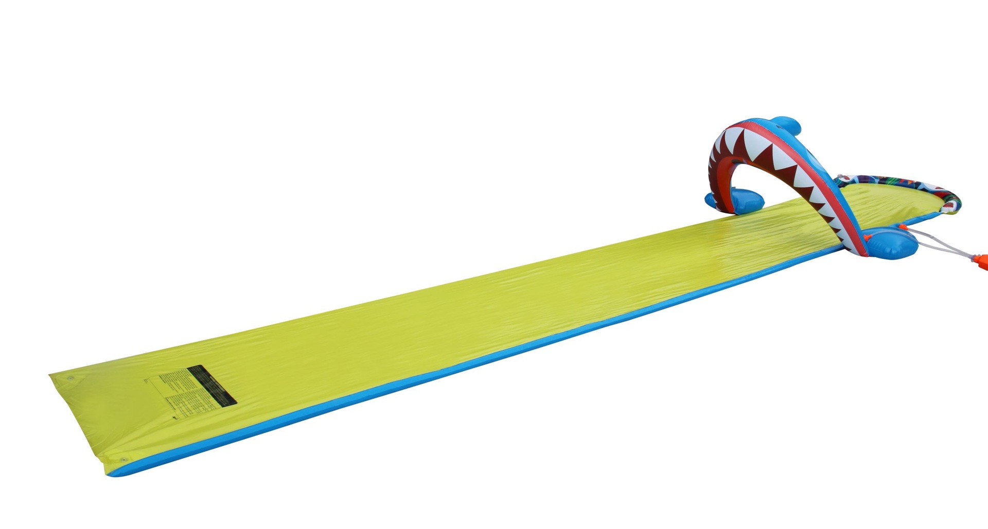 Banzai Inflatable Shark Bite Slip & Slide w/ Sprinkler Kids' Water Toy ...