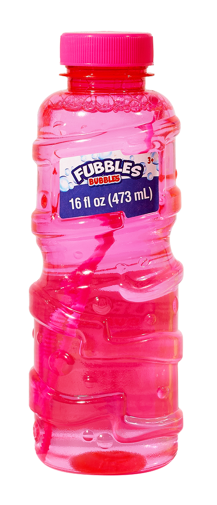 Fubbles Bubbles Bubble Solution for Kids, Safety Tested for Kids, 16-oz ...
