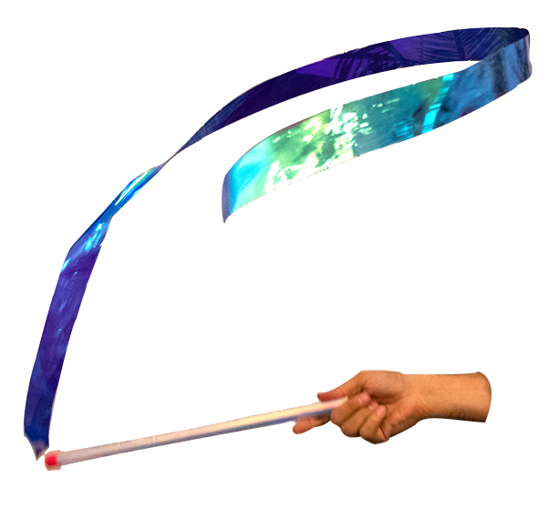 Kess Kids' RIbbon Twirler LED Light-Up Baton Toy For Dance & Rhythmic ...