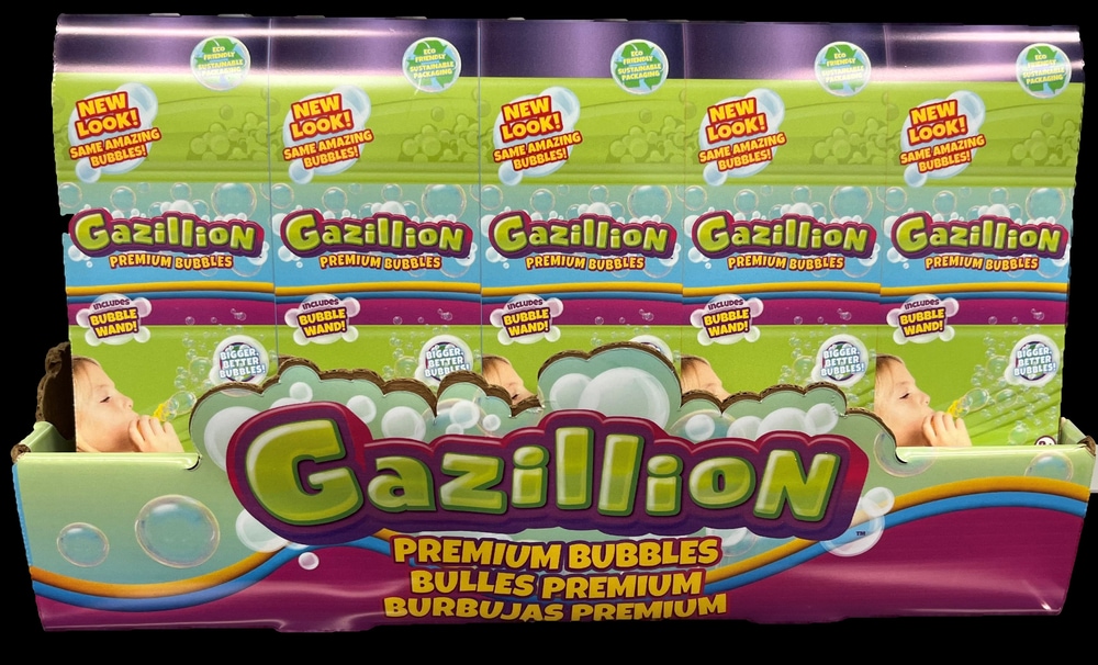 Gazillion Bubbles® Colourful Bubble Solution for Kids, Non-Toxic/Stain ...