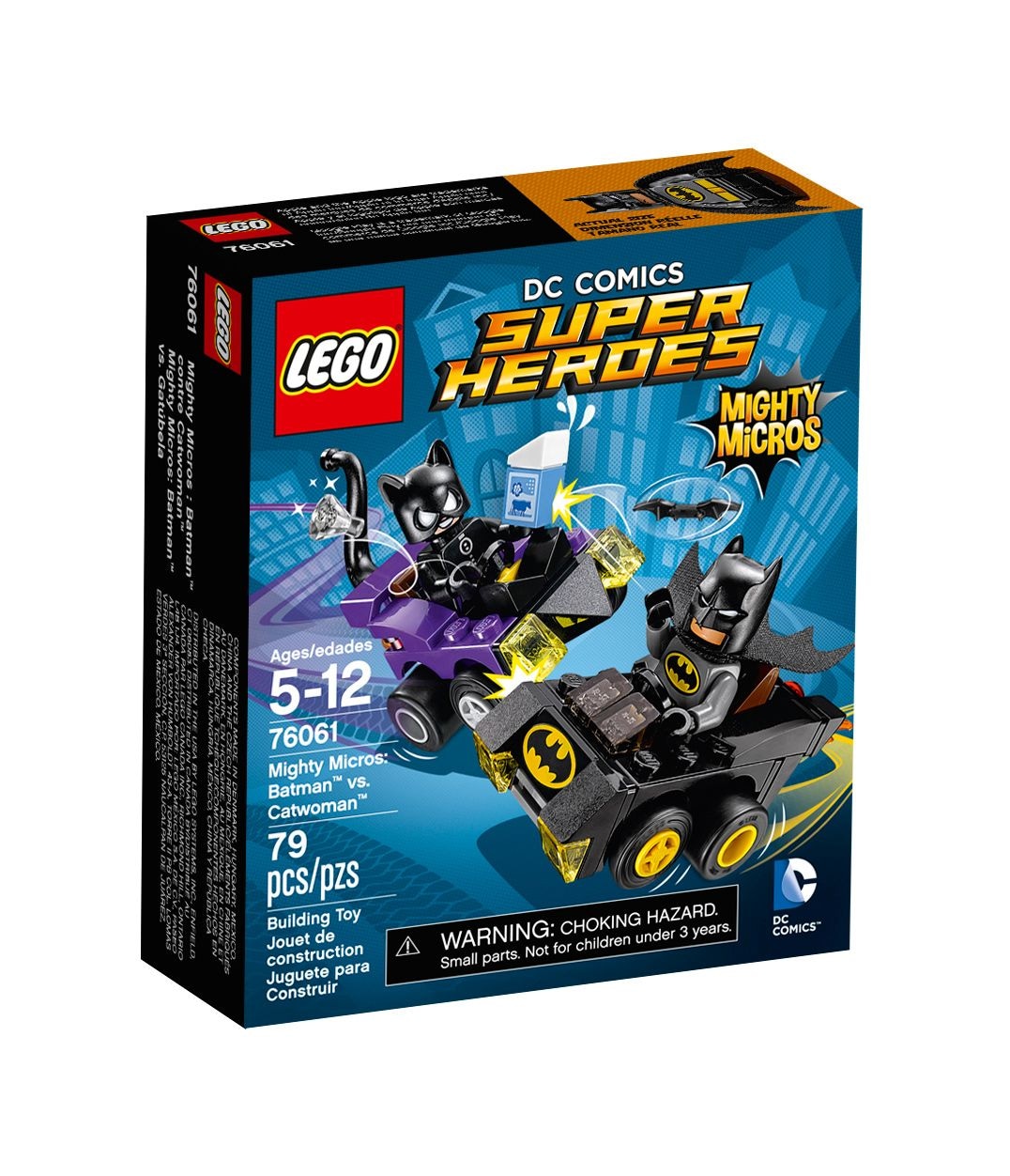 LEGO® Super Heroes Mighty Micros: Batman™ vs. Catwoman, 79-pc ...