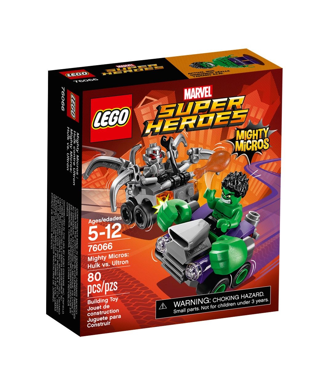 LEGO® Super Heroes Mighty Micros: Hulk vs. Ultron, 80-pc | Canadian Tire