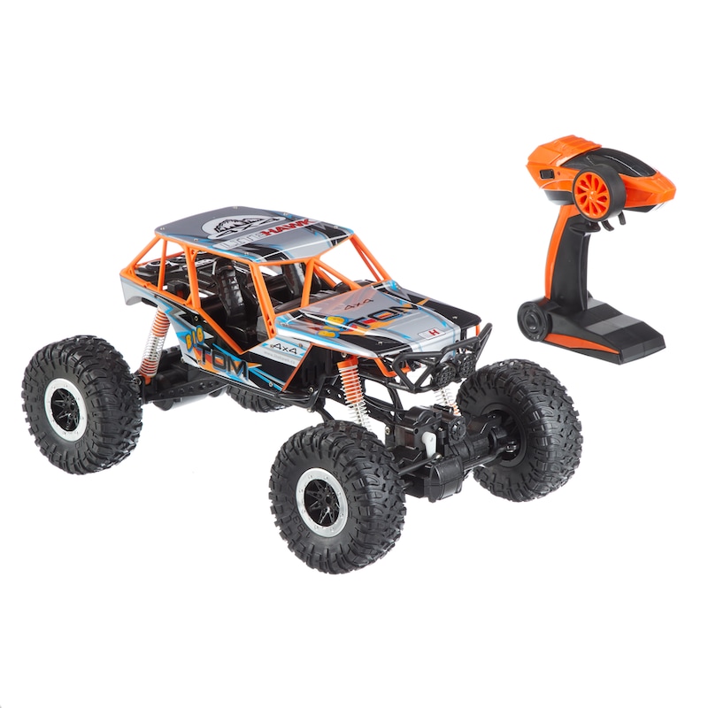 LiteHawk Big Tom 4x4 Remote Controlled Rock Racer Vehicle Toy With LED ...