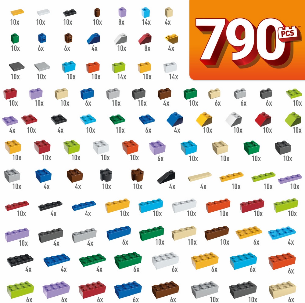 Mega Construx Wonder Builders Building Block Box Set Toy Kit For Kids ...