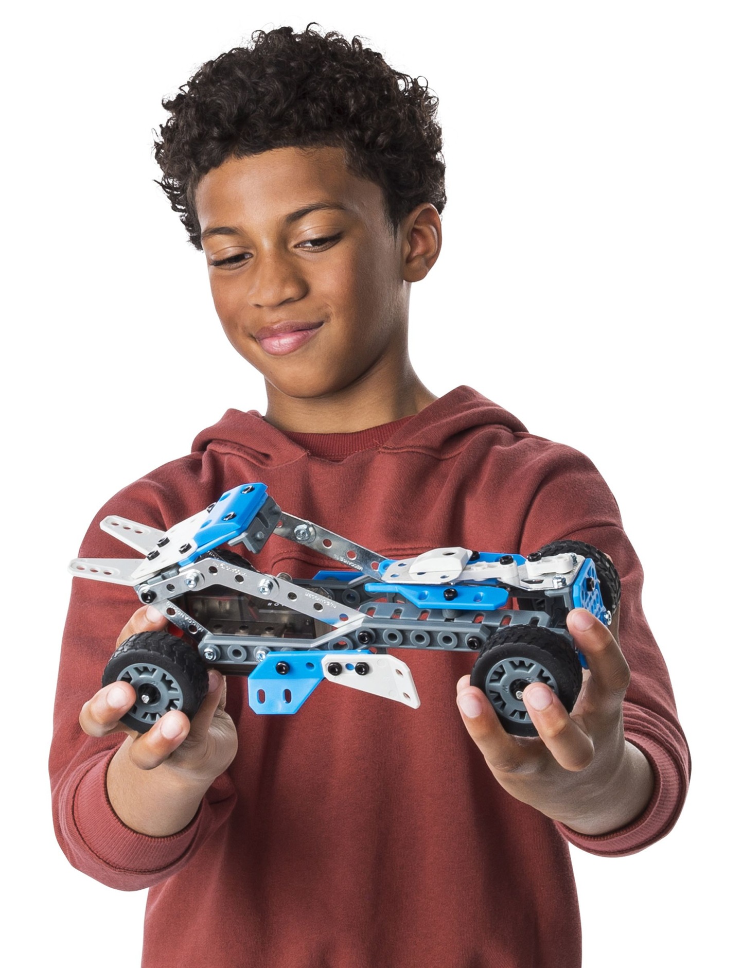 Meccano 10-In-1 Motorized Rally Racer Building Kit 18203 STEAM ...