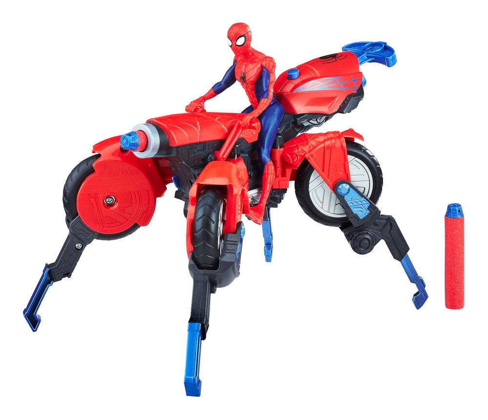 Marvel Spider-Man 3-in-1 Spider Cycle, Assorted, 6-in | Canadian Tire