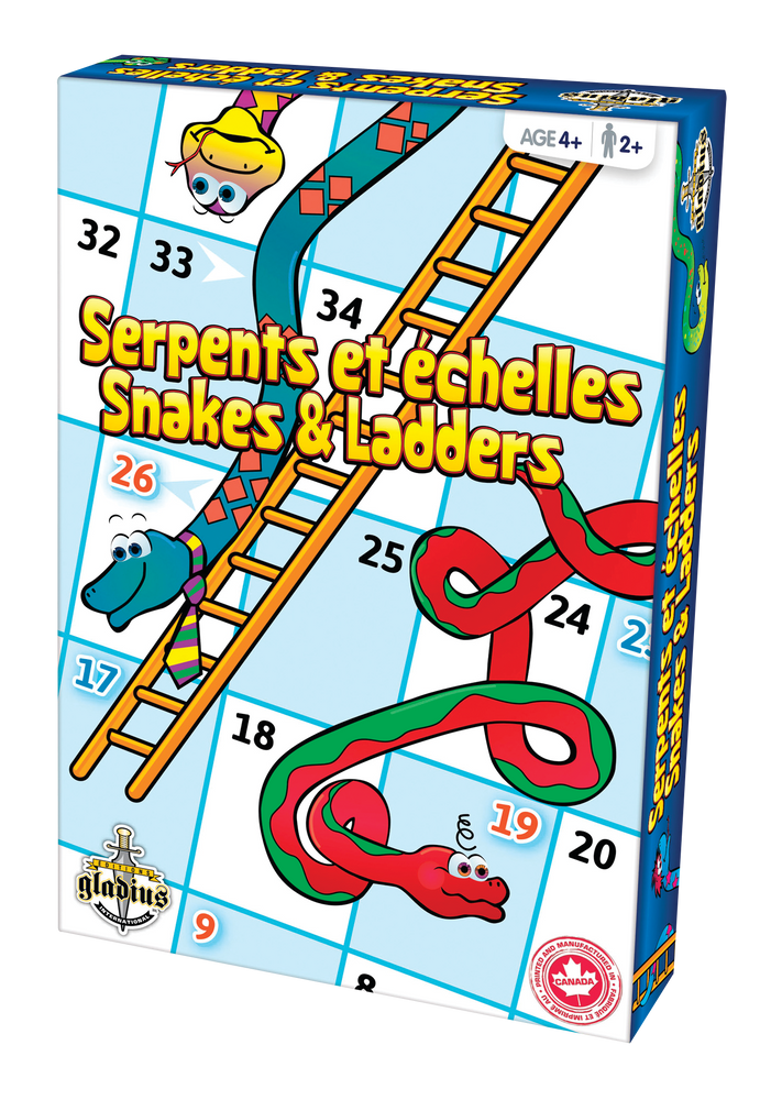 Jeu Éditions Gladius Serpents et échelles, 4 ans et plus | Canadian Tire