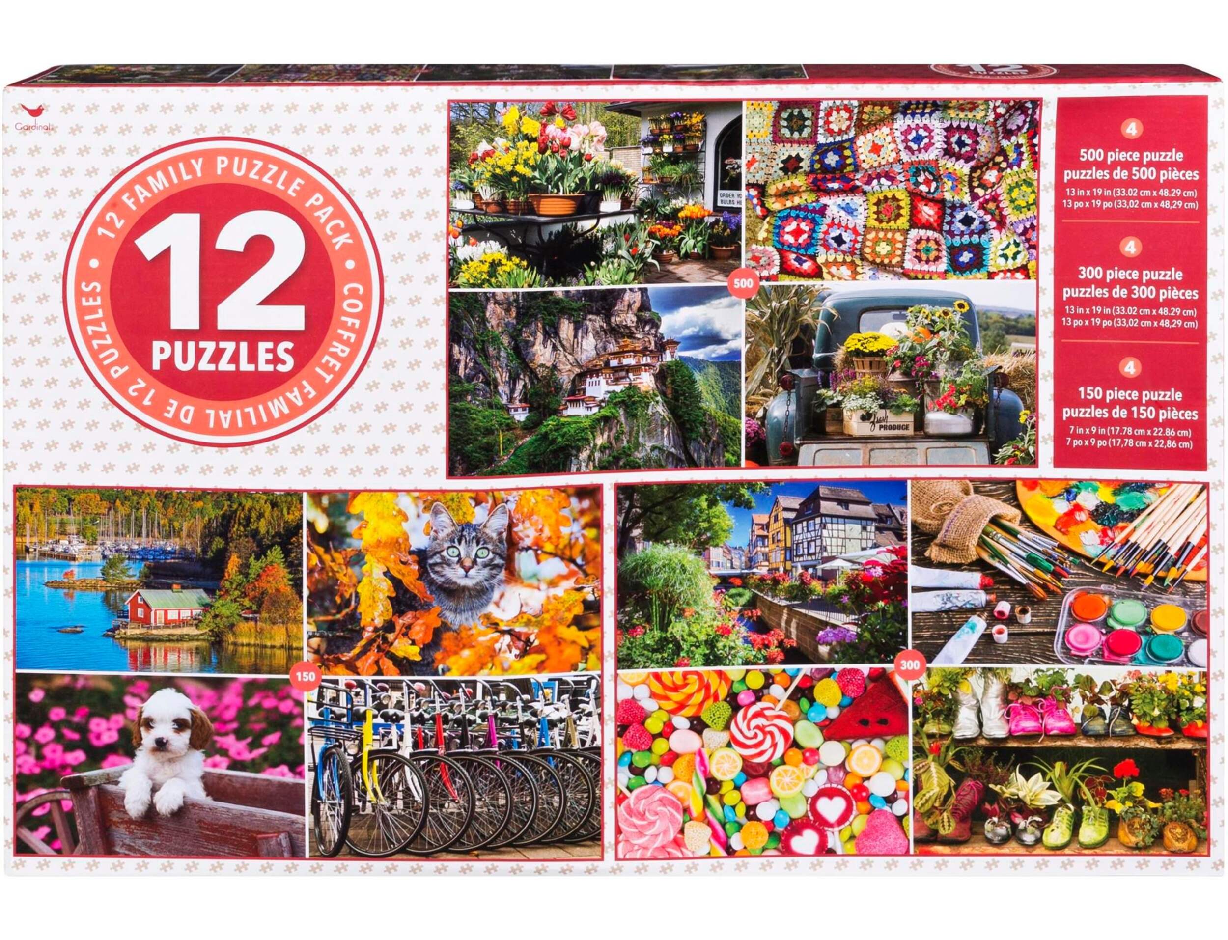 Cardinal Adult Puzzles, Assorted, 12-pk | Canadian Tire